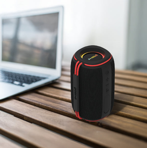 Groov-e Wave Glow Portable 10W Wireless Bluetooth Speaker with LED Lig