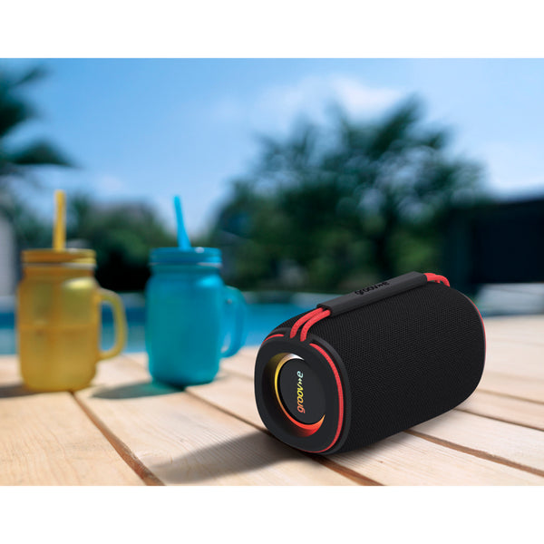 Groov-e Wave Glow Portable 10W Wireless Bluetooth Speaker with LED Lig