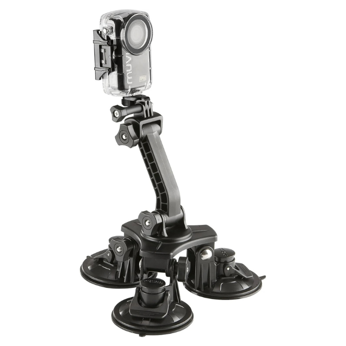 Veho Muvi Universal Professional Triple Cup Suction Mount for Muvi KX-
